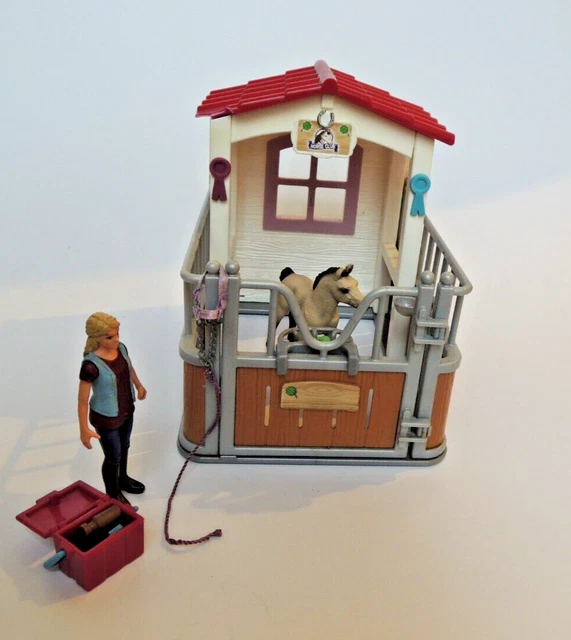 SCHLEICH 42369 - Horse Club Pferdebox mit Araberfohlen und ...