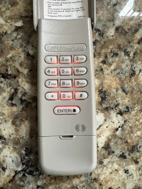 LIFTMASTER 377LM WIRELESS Keyless Entry 315 MHz Keypad Garage Opener ...