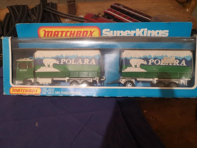 MATCHBOX SUPER KINGS K-31 Camion Remorque POLARA EUR 50,00 - PicClick FR