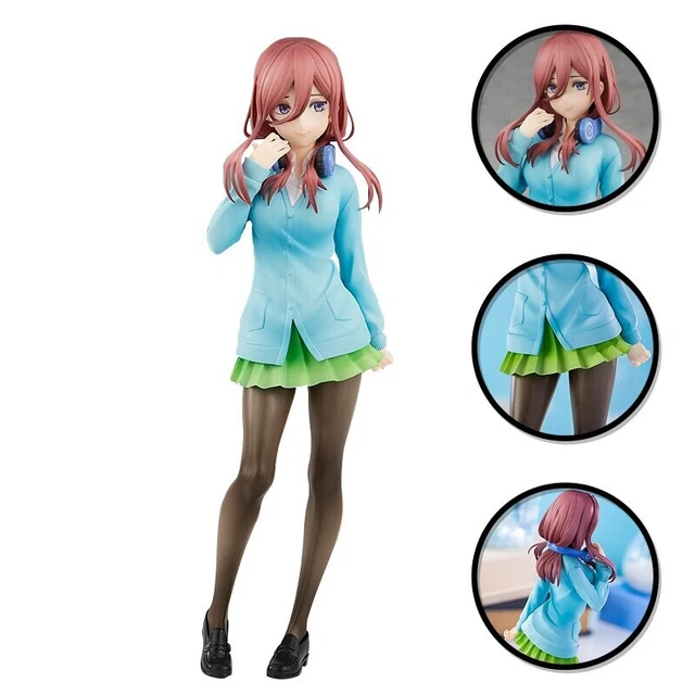 NAKANO MIKU ANIME Figure The Quintessential Quintuplets PVC School ...