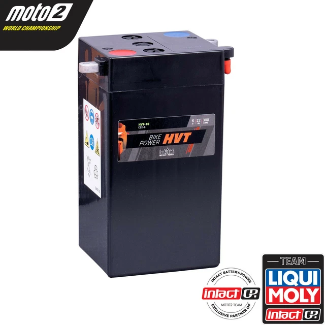 MOTORCYCLE BATTERY CB2-6 6 Volt HVT-10 Classic Harley Davidson Bikes ...