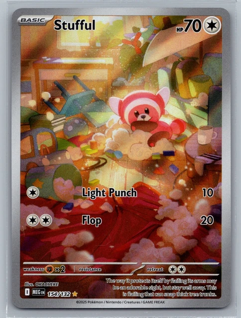 POKEMON TCG MEGA Evolution Stufful 154/132 £9.12 - PicClick UK
