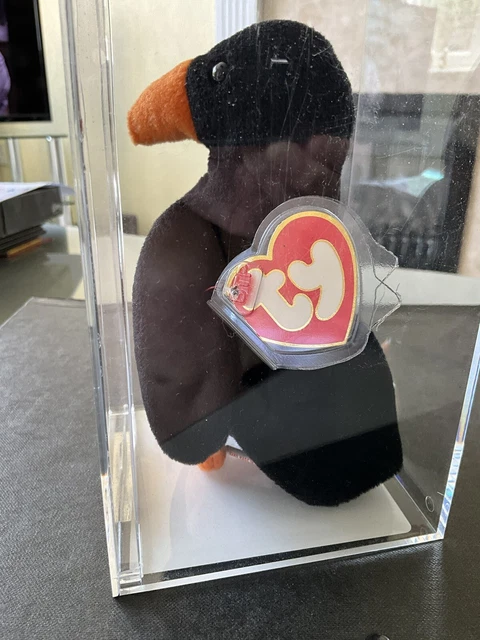 AUTHENTICATED RARE TY Beanie Baby ‘CAW’ The Crow £200.00 - PicClick UK
