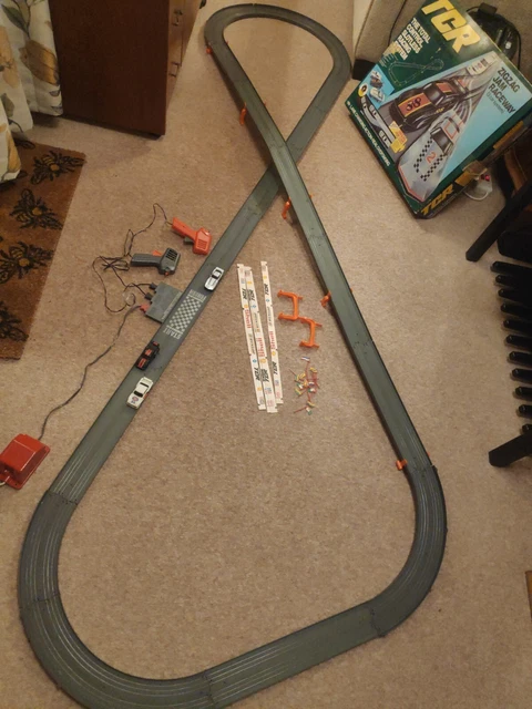 VINTAGE 1970'S TOTAL Control Racing (TCR) Zig-Zag Jam Raceway - spares ...