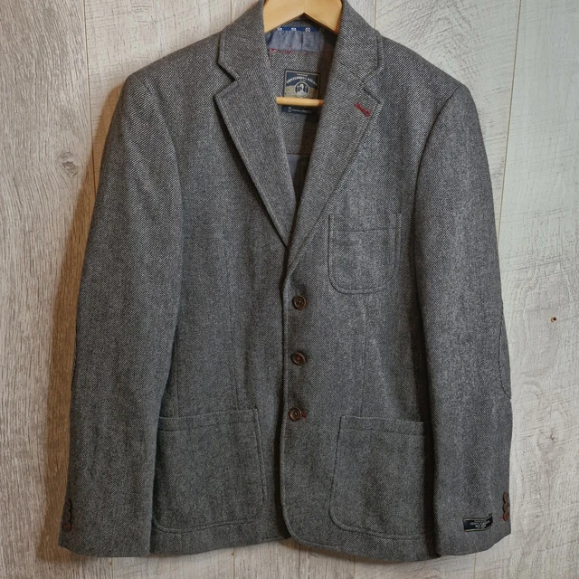 WHITE STUFF GENTLEMENS relish tweed jacket grey mens size small £39.99 ...