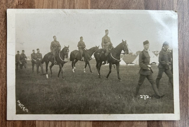 WW1 PHOTO POSTCARD. Scottish Cavalry Soldiers Horse 🏴󠁧󠁢󠁳󠁣󠁴󠁿 On Camp. £ ...