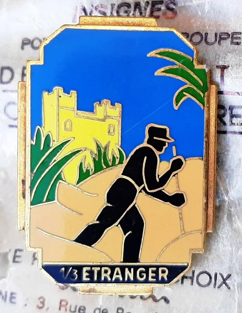 1/3° REI BAGNARD WWII 1940 FOREIGN LEGION Drago Removal FFL Badge £40. ...