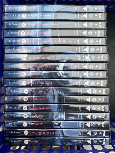 THE PRISONER- PATRICK McGoohan -episodes 1-17-De Agostini-DVDS-New ...