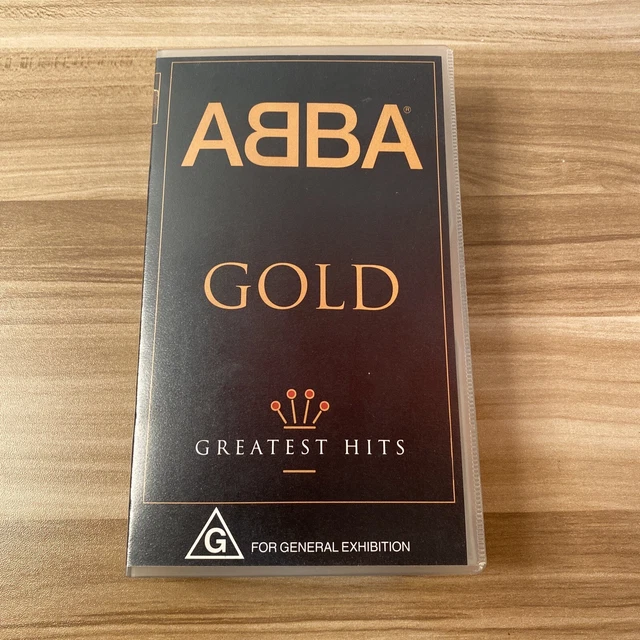 ABBA GOLD GREATEST Hits VHS Video Cassette Tape - PAL - RARE Vintage ...
