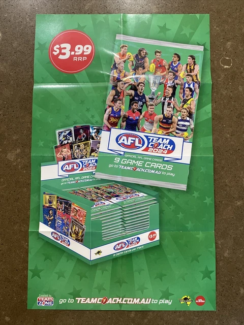 2024 AFL TEAMCOACH Flyer (Original) $4.99 - PicClick AU
