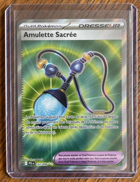 CARTE POKÉMON AMULETTE Sacrée 122/094 Flammes Fantasmagoriques ...
