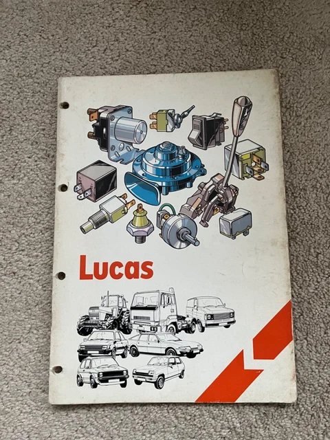 LUCAS CATALOGUE &FLASHER Units, Horns, Switches & Oil Switches" For ...
