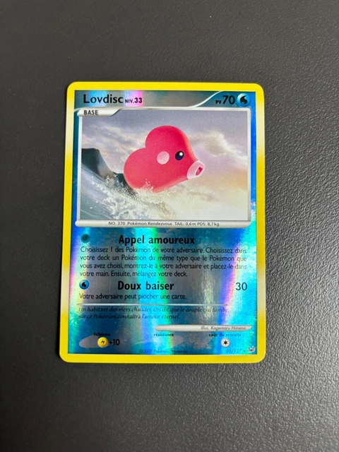 CARTE POKÉMON LOVDISC 35/127 rare reverse platine de base FR EUR 19,99 ...