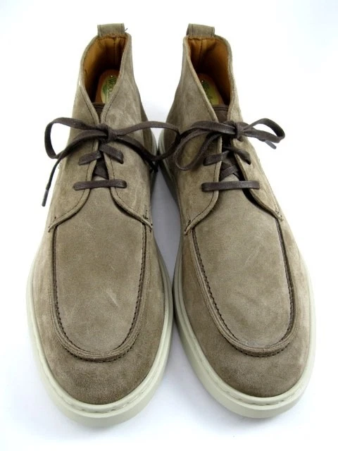 ALLEN EDMONDS &HARRIS& Leather CHUKKA Lace-Up Boots 8.5 D Tobacco Brown ...