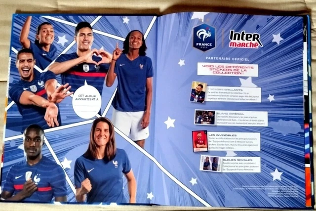 ALBUM PANINI VIDE " Au Plus Pres Des Bleus " 2022 + 25 Pochettes (100 ...
