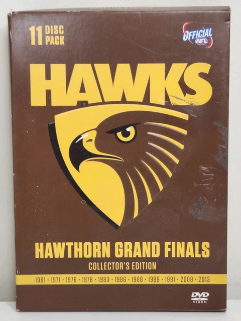 AFL HAWTHORN HAWKS Grand Finals Collectors Edition DVD Boxset (11 Disc ...