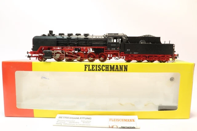 FLEISCHMANN H0 4174 (AC) Dampflok mit Tender BR 50 008 der DR in OVP EUR 62,00 - PicClick DE
