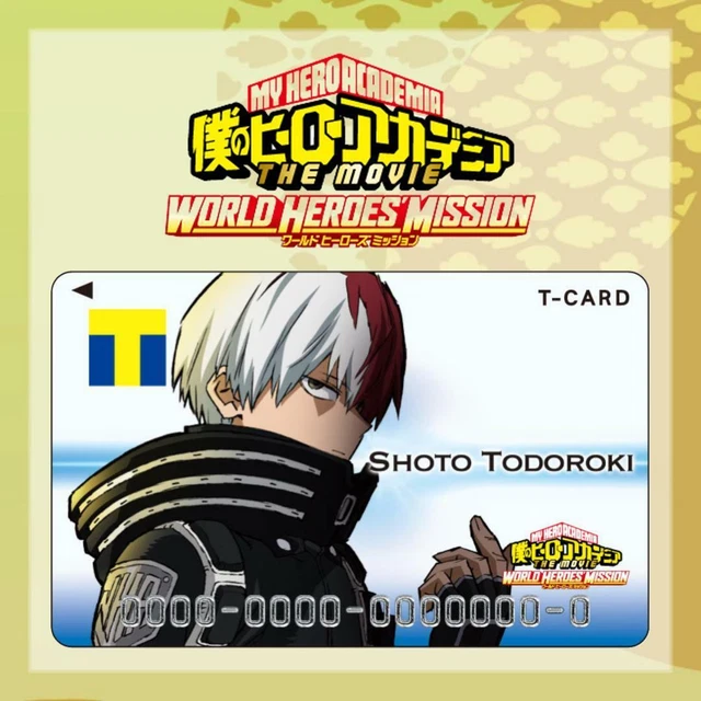 T-CARD MY HERO Academia MHA Todoroki Shoto EUR 42,44 - PicClick FR