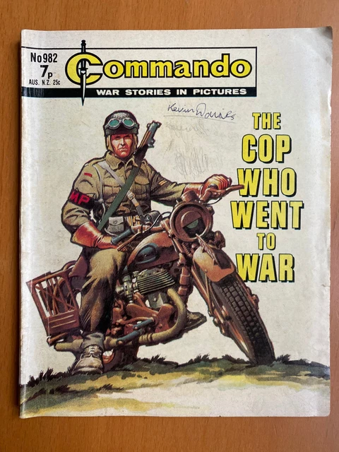 COMMANDO COMIC NUMBER 982 THE COP WHO WENT TO WAR EUR 5,84 - PicClick IT