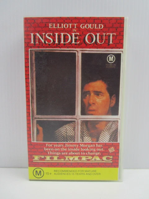 INSIDE OUT, ELLIOTT Gould, Agoraphobia, VHS Tape, Vintage Video, Movie ...