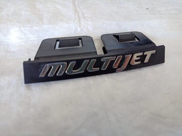 MULTIJET FIAT - Logo Sigla Emblema Fregio Stemma Badge per griglia ...