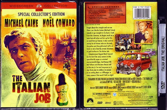 3 DVD MICHAEL Caine THE ITALIAN JOB 1969 + 2003 Remake NEW + Bonus ...