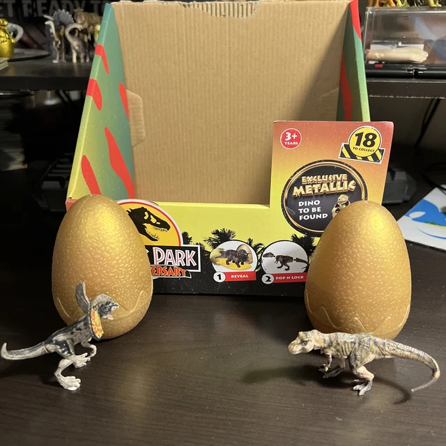 JURASSIC PARK 30TH Anniversary Captivz Display Case and dinosaur lot 2 ...