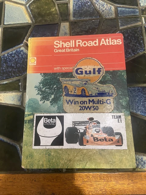 1973/74 SHELL ROAD Atlas Great Britain Vintage Map Book EUR 12,15 ...