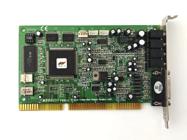 RARE CLONE GUS Expertcolor MED3201 v 1.1 PnP ISA AMD InterWave ...