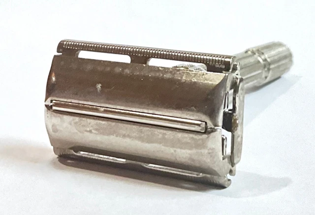 VINTAGE 1966 GILLETTE Slim Adjustable Double Edge Safety Razor Date ...