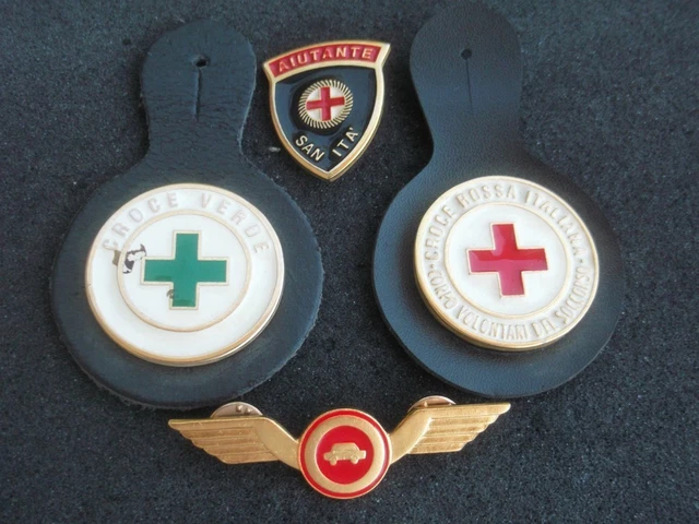 LOTTO FREGI VINTAGE originali Croce Rossa Croce Verde EUR 25,00 ...