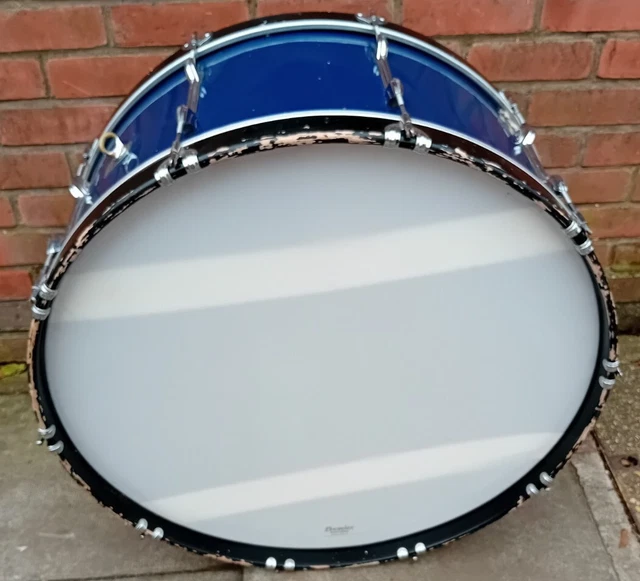 VINTAGE PREMIER 28& Marching Bass Drum Good Condition And Working Order ...