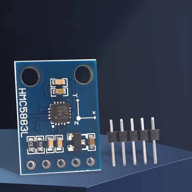 GY-271 HMC5883L 3V-5V triaxial compass magnetometer sensor module ...