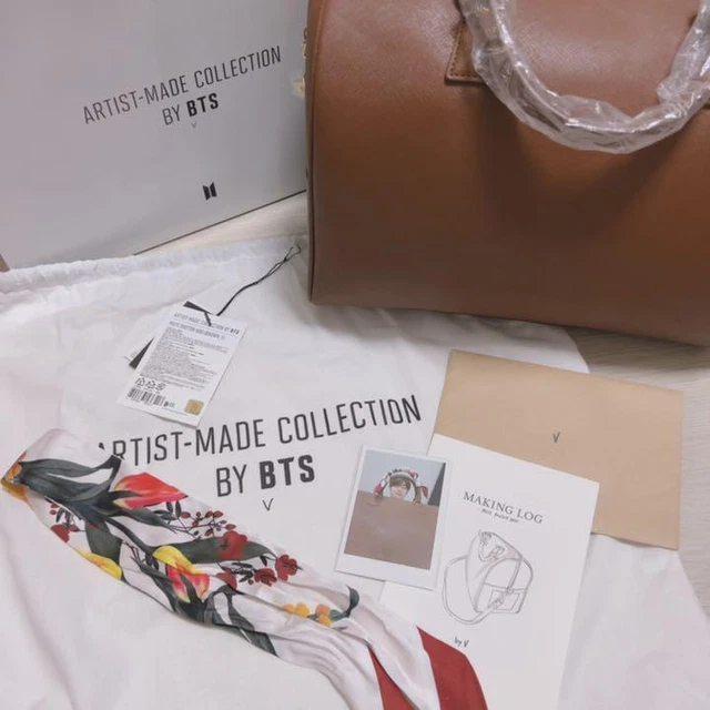 BTS V TAEHYUNG Artist Made Collection Mute Boston Bag New Asia K-POP ...