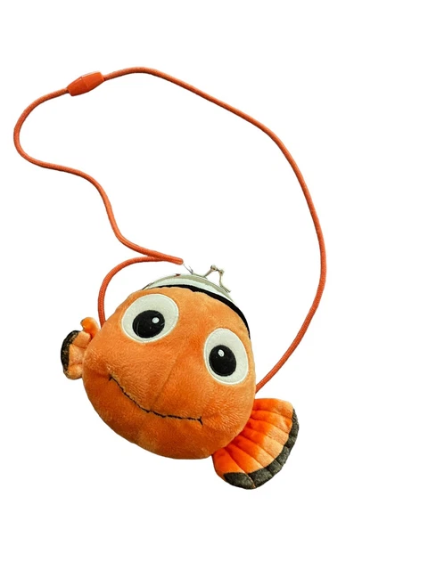 DISNEYLAND RESORT PARIS Pixar Finding Nemo fish girls purse Plush Toy ...
