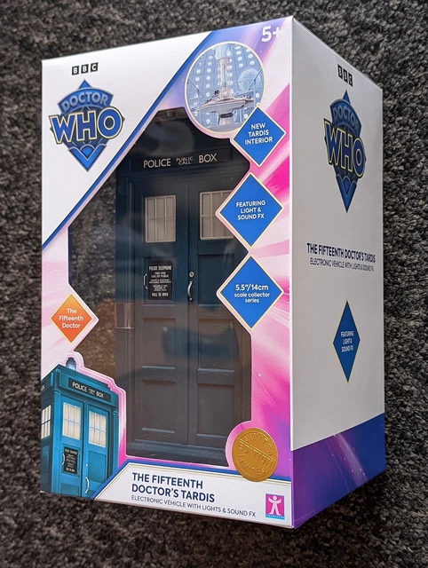 DOCTOR WHO 15TH TARDIS Electronic Light & Sound FX B&M Fifteenth Dr IN ...