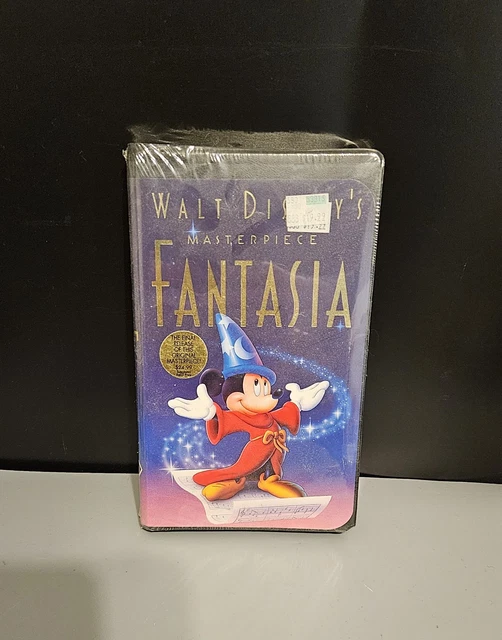 WALT DISNEY'S MASTERPIECE Fantasia (VHS, 1991) New Final Release Of ...