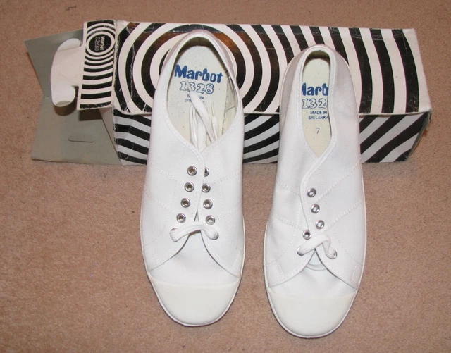 VERY RARE NEW Marbot 1328 vintage plimsolls -size 7UK £54.99 - PicClick UK
