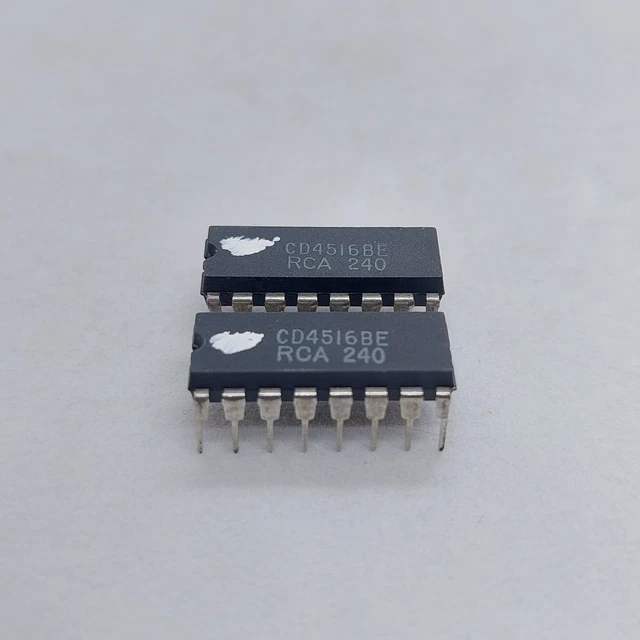 CD4516BE RCA INTEGRATED CIRCUIT X2pcs £1.99 - PicClick UK