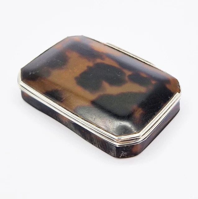 FINE 18TH CENTURY SOLID SILVER MOUNTED SNUFF BOX c1740 £79.67 - PicClick UK
