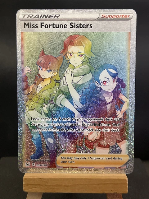 POKEMON CARD MISS Fortune Sisters 209/196 Lost Origin Rainbow Secret ...
