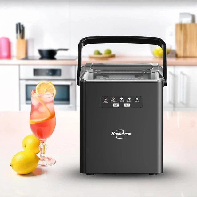 COUNTERTOP ICE MAKER | Portable Ice Maker |Self-Cleaning | 12Kg | 8 Ice ...