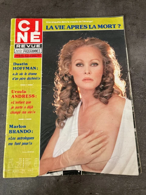 CINE REVUE N°13 27/3/1980 Ursula Andress Dustin Hoffman Marlon Brando I8 EUR 4,00 - PicClick FR