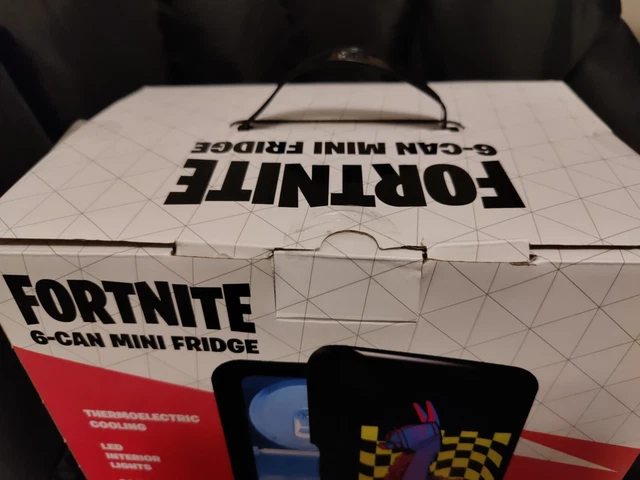 FORTNITE LOOT LLAMA 6 Can Mini Fridge W/LED Lights & Thermoelectric ...