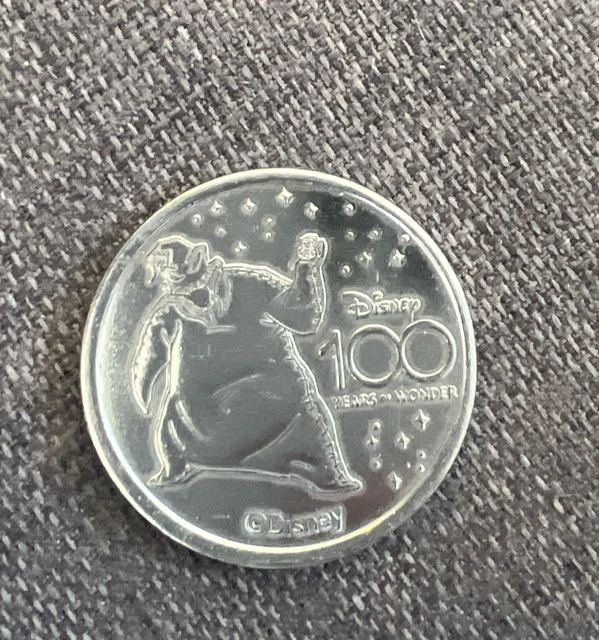 DISNEY 100TH ANNIVERSARY Medallion Coin Disneyland Oogie Boogie $17.52 ...