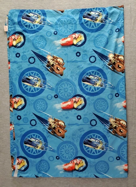 DISNEY PIXAR CARS Movie Theme Twin Flat Sheet 64" x 94" Lightning ...