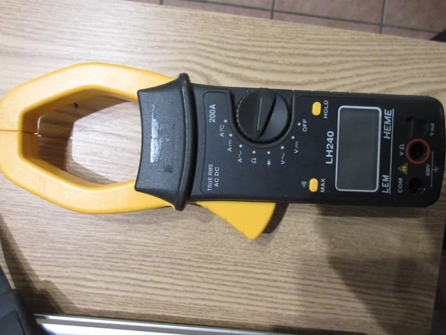 LEM HEME LH240 Clamp Multi-Meter, Very Clean Condition £64.99 - PicClick UK