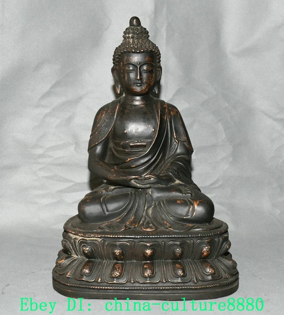 15 &ANCIENNE STATUE bouddhiste de Shakyamuni Amitabha en cuivre violet EUR 1.452,00 - PicClick FR