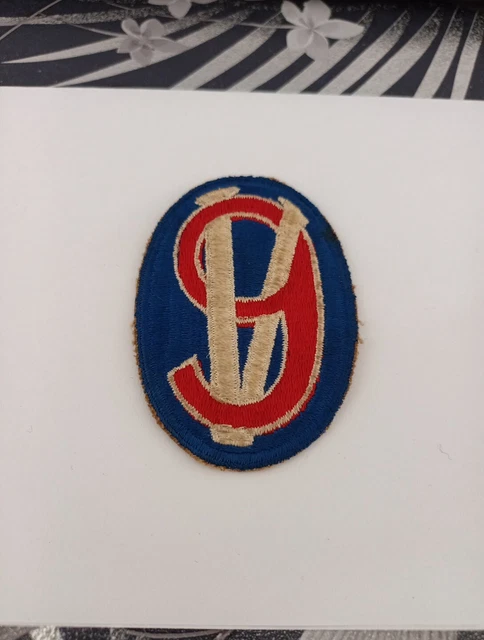 PATCH ARMÉE US 95TH INFANTRY DIVISION ww2 ORIGINAL EUR 12,00 - PicClick FR
