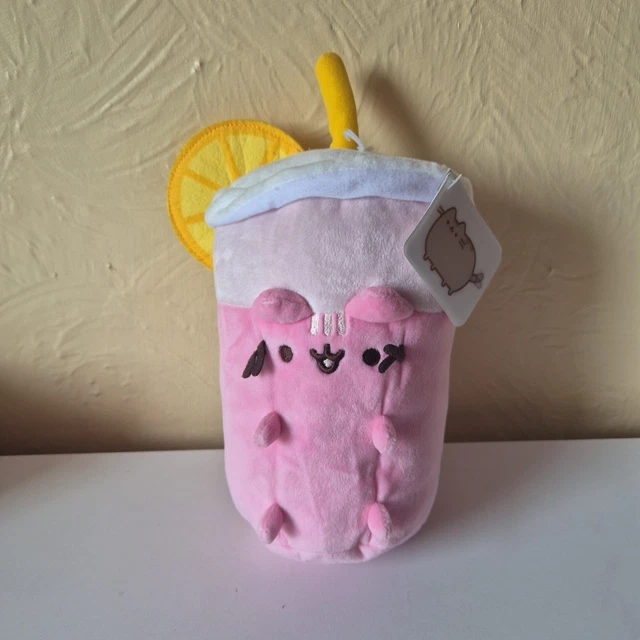 PUSHEEN SIPS PINK Lemonade Plush Soft Toy 9” £15.95 - PicClick UK